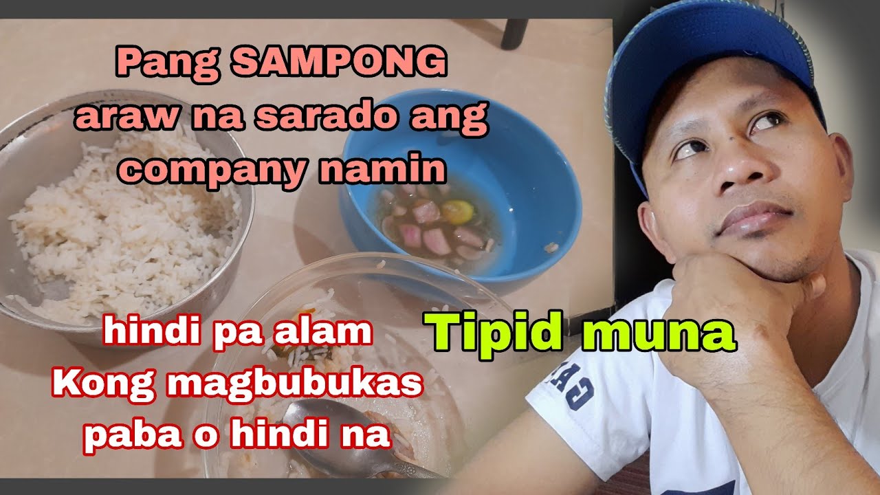 Pang SAMPONG ARAW na sarado ang kompanya namin dito sa saudi..TIPID ...