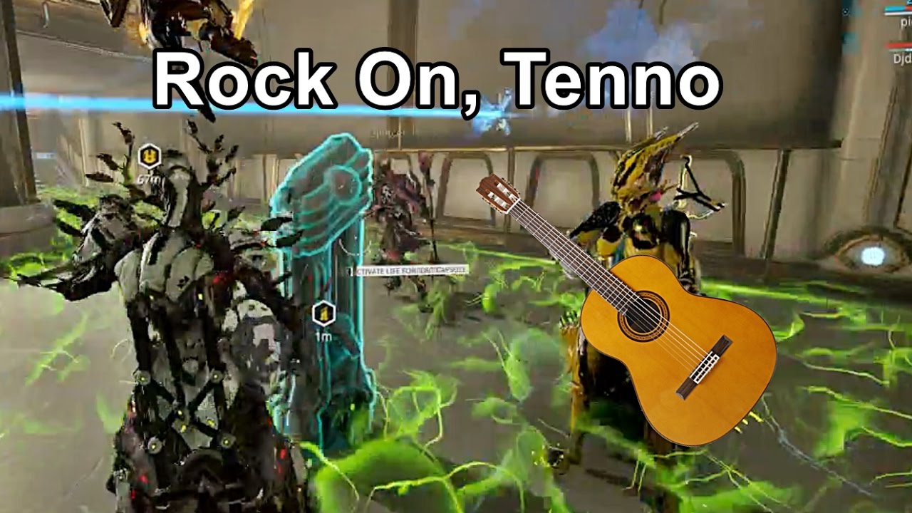 Guy Stops Fighting To Play His Guitar \(≧∇≦)/ (Warframe) - YouTube