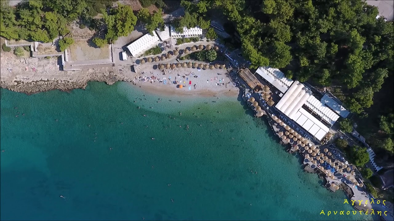 Η παραλία Αρβανιτιάς (Ναύπλιο) ΑΝΩΘΕΝ - Aerial video by drones Dji ...