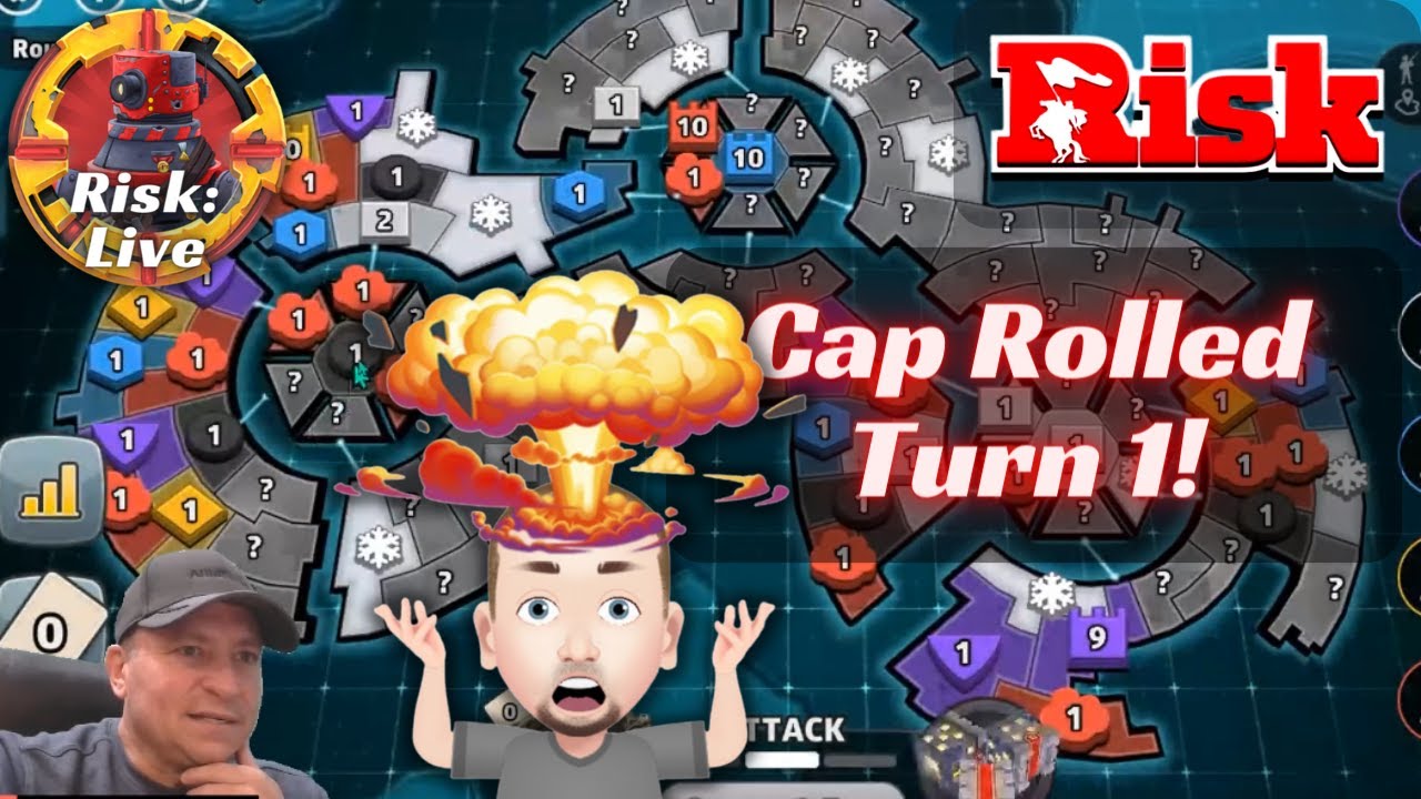 Cap Rolled Turn 1! | Spaceport Sigma Progressive Caps | Risk: Global ...
