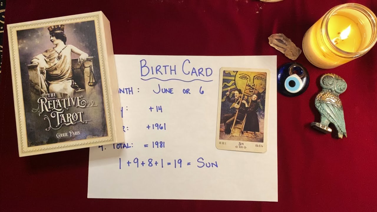 The Relative Tarot by Carrie Paris. Your Birth Card, Annual Card & more ...