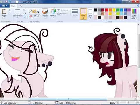 Speed Paint- (Base MLP) nueva comisión - YouTube