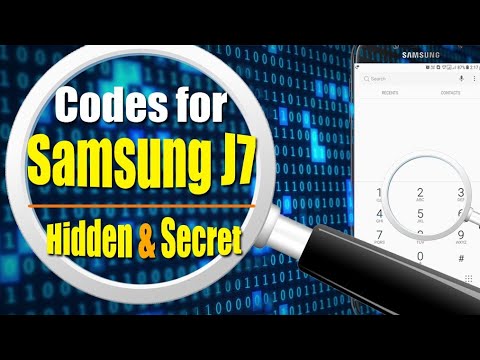 Samsung J7 pro secret and hidden codes - YouTube
