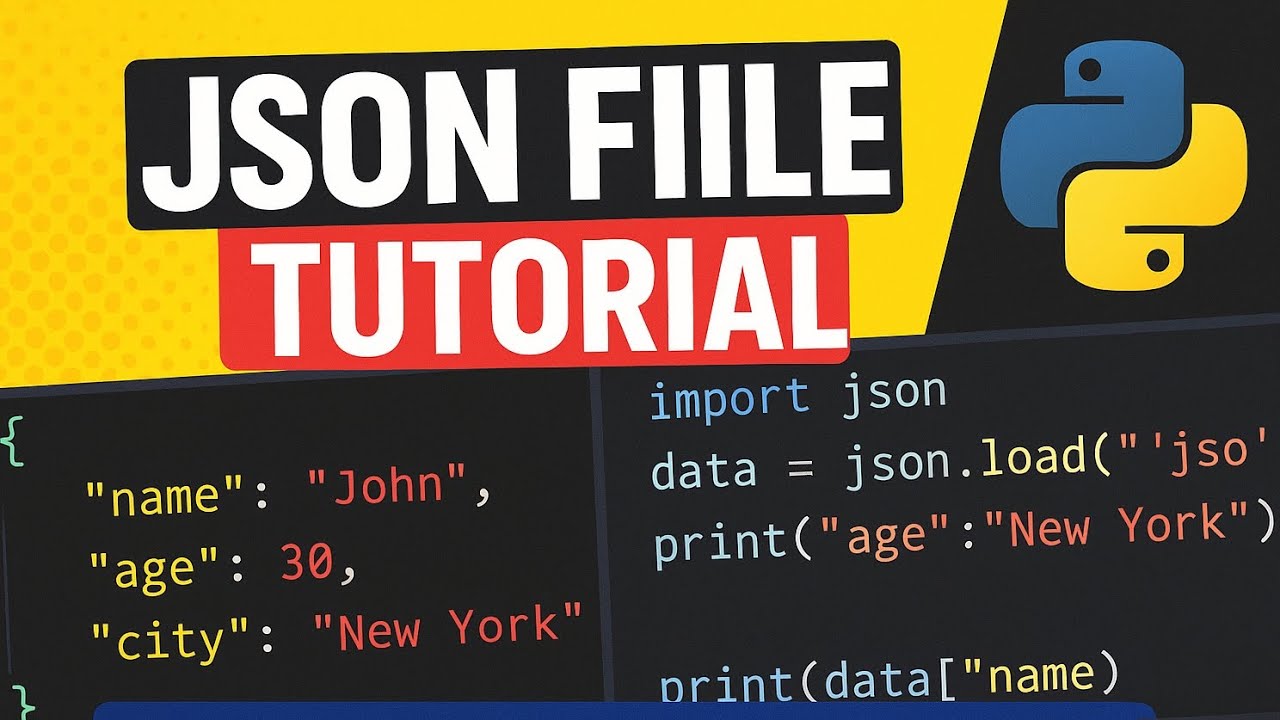 How to Create and Read JSON Files in Python - YouTube