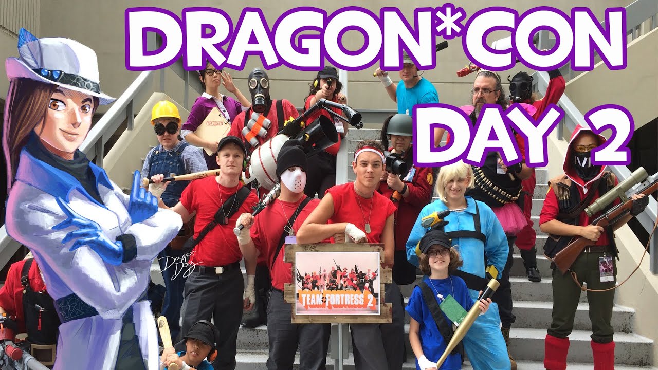 Dragon*con Day 2: The TF2 Meet Up and Annual Parade - YouTube