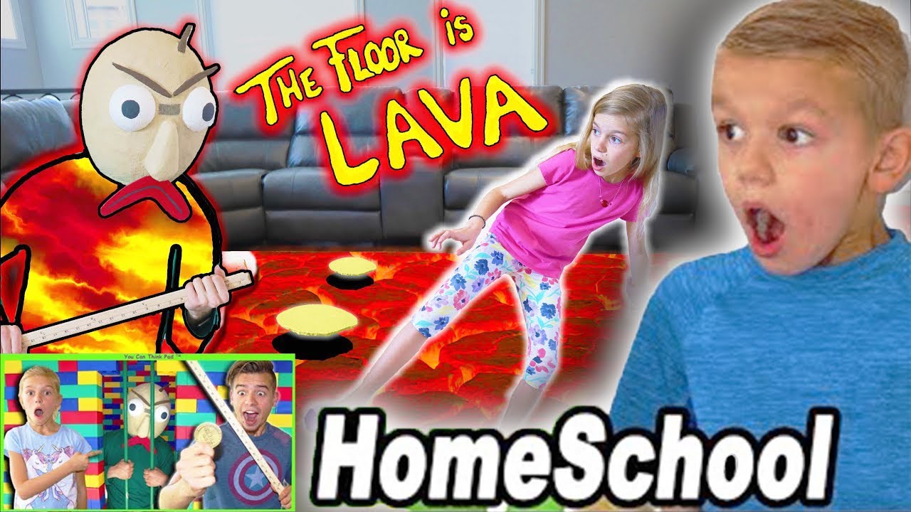 Baldi The MOVIE! | Floor Is LAVA Monster | Homeschool | Baldi In JAIL ...