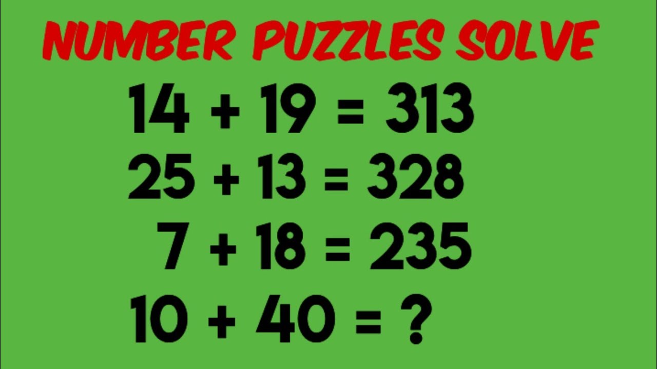 Number puzzle solve with answers/পাজেল সমাধান এর সহজ পদ্ধতি - YouTube