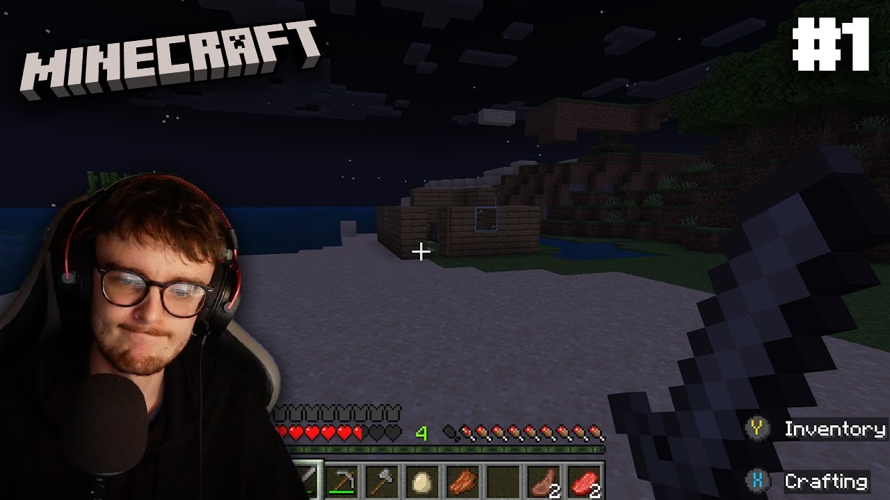 ASMR | Noob Plays MINECRAFT #1 - The Series Begins! (Whispered Gameplay) - YouTube