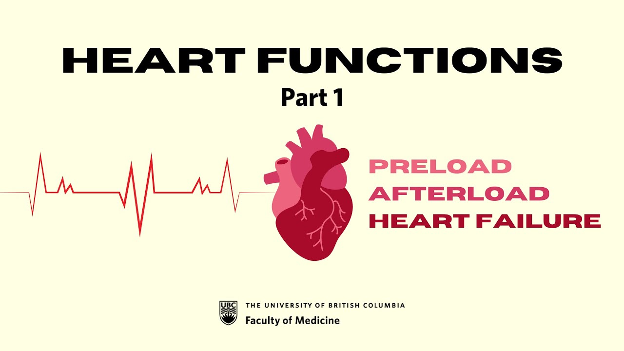 Heart Functions: Preload, Afterload, and Heart Failure (Part 1) # ...