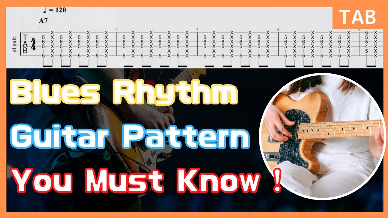Blues Rhythm Guitar Pattern You Must Learn / Blues Guitar Lesson - YouTube