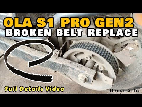 OLA S1 Pro Gen2 BELT Replace Full Details | OLA Scooter | Umiya Auto ...