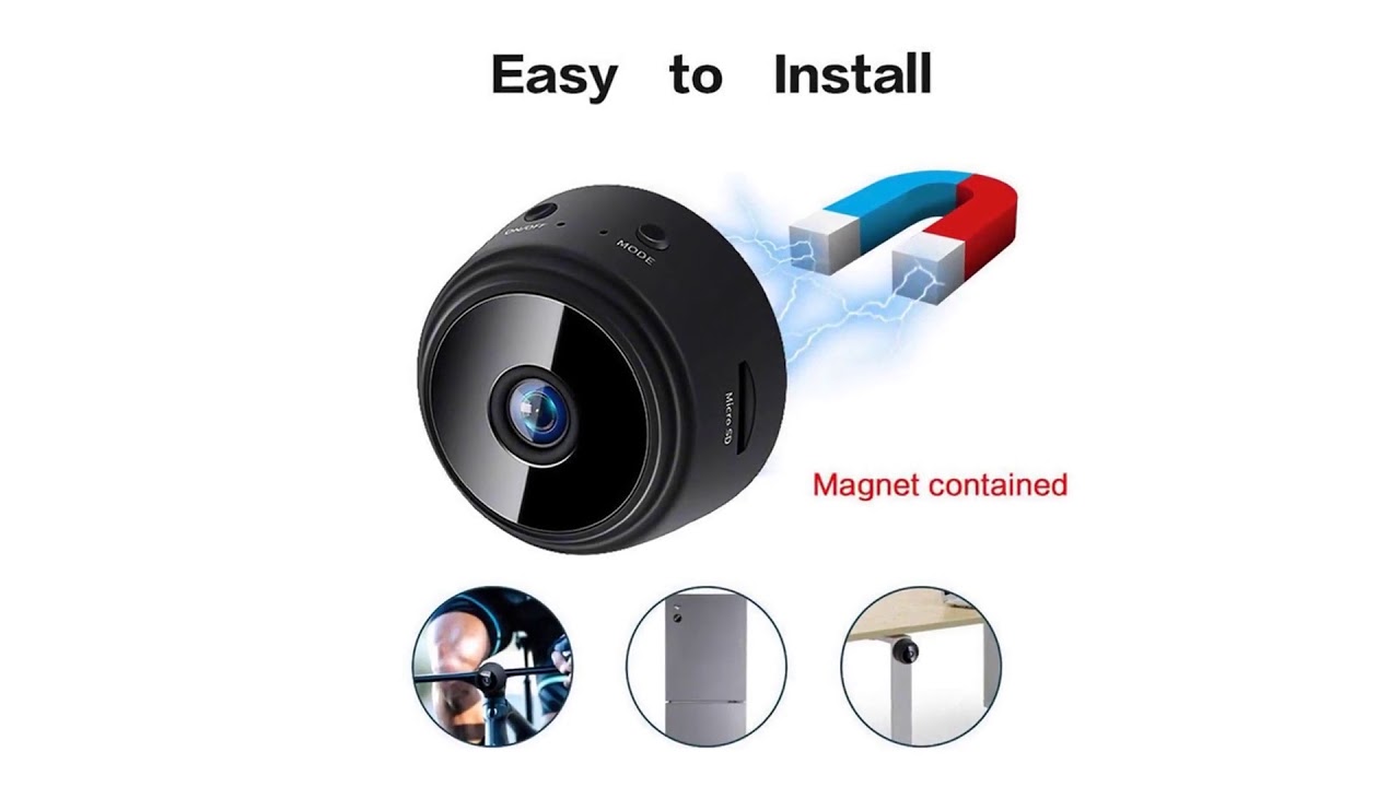 Mini Spy Camera Wireless Wifi IP Home Security HD 1080P DVR Night ...