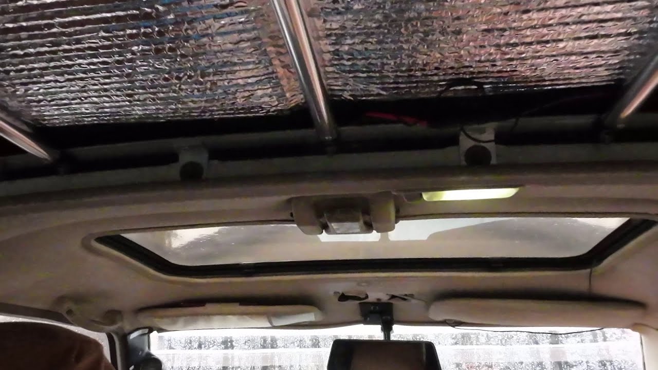 4Runner Soft Top / Solar Panel: Rain Test - YouTube