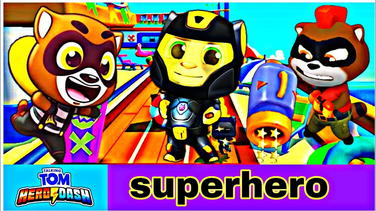 Talking Tom Superhero Dash @SITalkingTom - YouTube