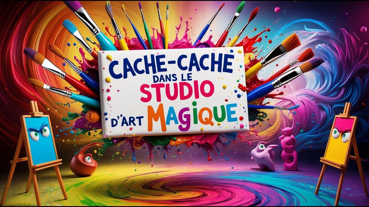 🎨 Cache cache dans le Studio d'Art Magique🎶🖌️ - YouTube