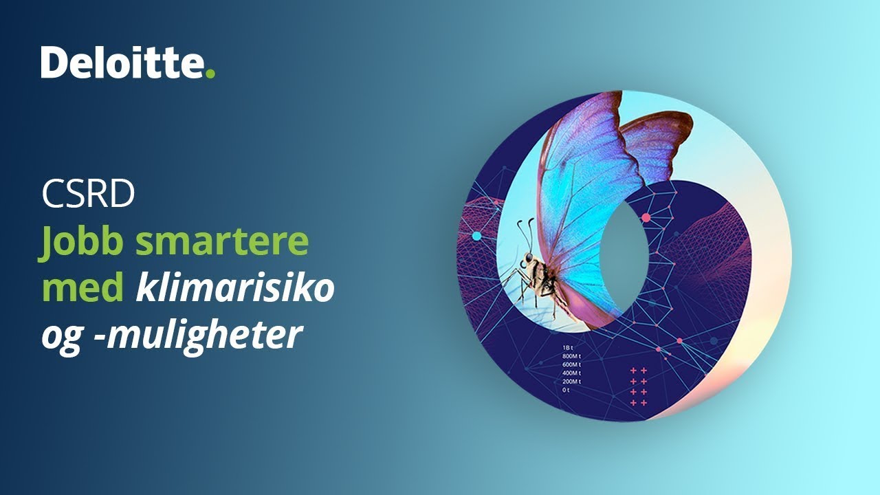 CSRD | Jobb smartere med bærekraft | Klimarisiko og -muligheter - YouTube