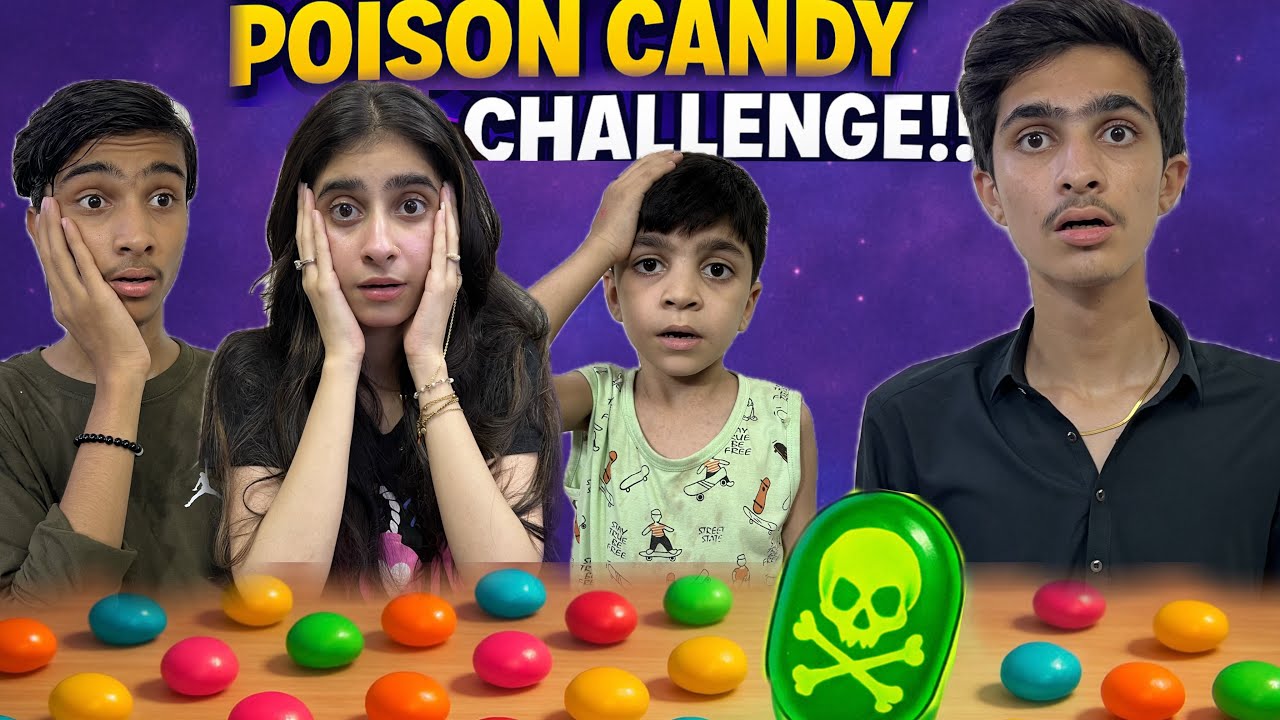 Poison Candy Challenge With My Siblings – Who Got the Toxic One ...