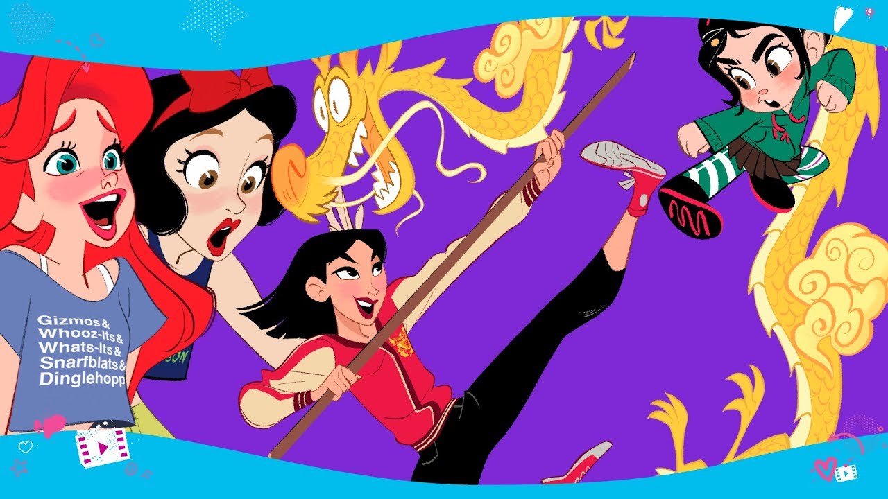Vanellope having fun with Disney Princesses in new Ralph Breaks the ...