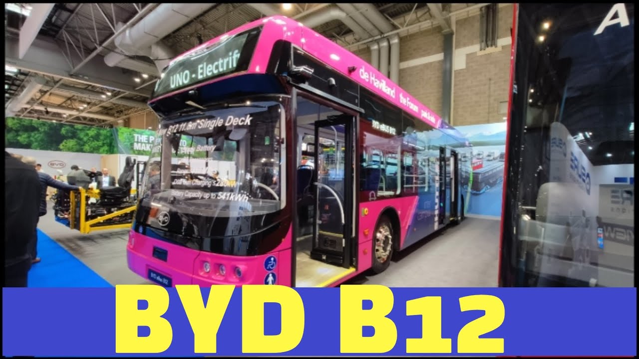 BYD B12 EV BUS | FIRST LOOK VIDEO | #byd #electricbus #newbusforlomdon ...