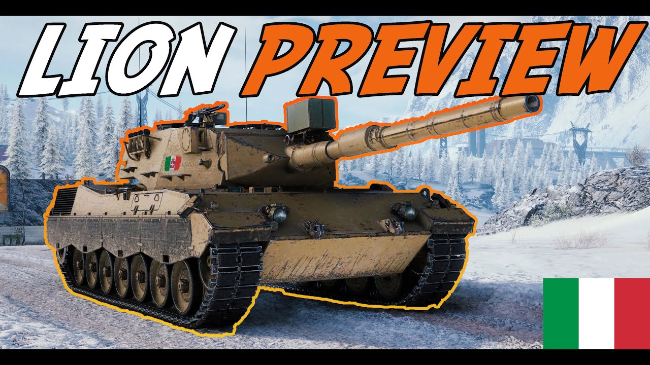 First look at the "lion" or "OF-40 Leone" in World of Tanks! Lion ...