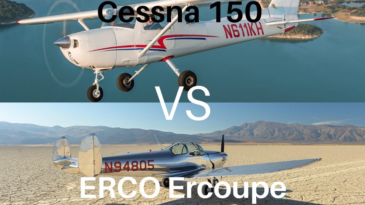 Cessna 150 Vs Erco Ercoupe | Best budget plane? - YouTube