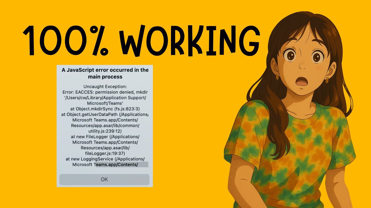 How To FIX A JavaScript Error Occurred In The Main Process - GUIDE ...