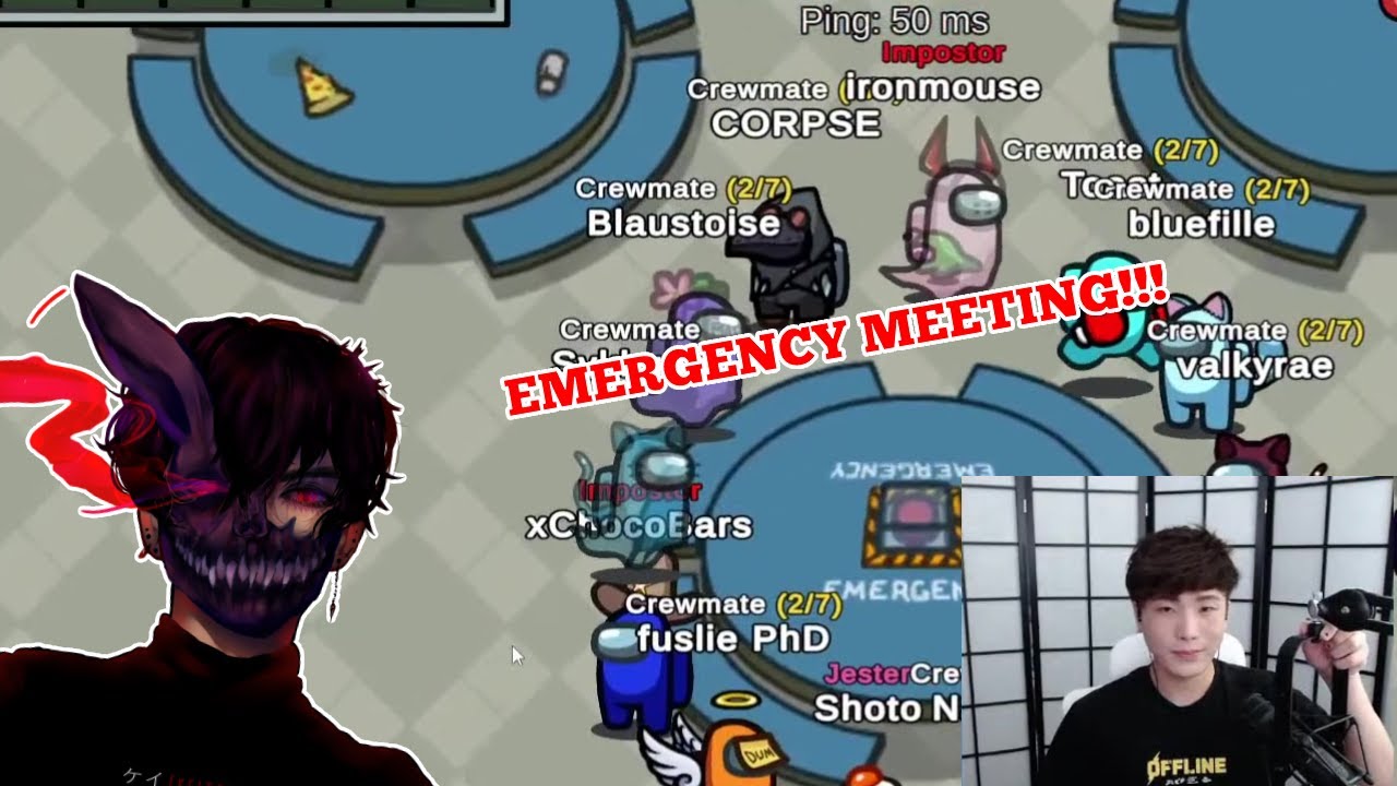 Corpse Husband Livestream 7/4 | Among us w/ Sykkuno, Rae, toast, etc ...