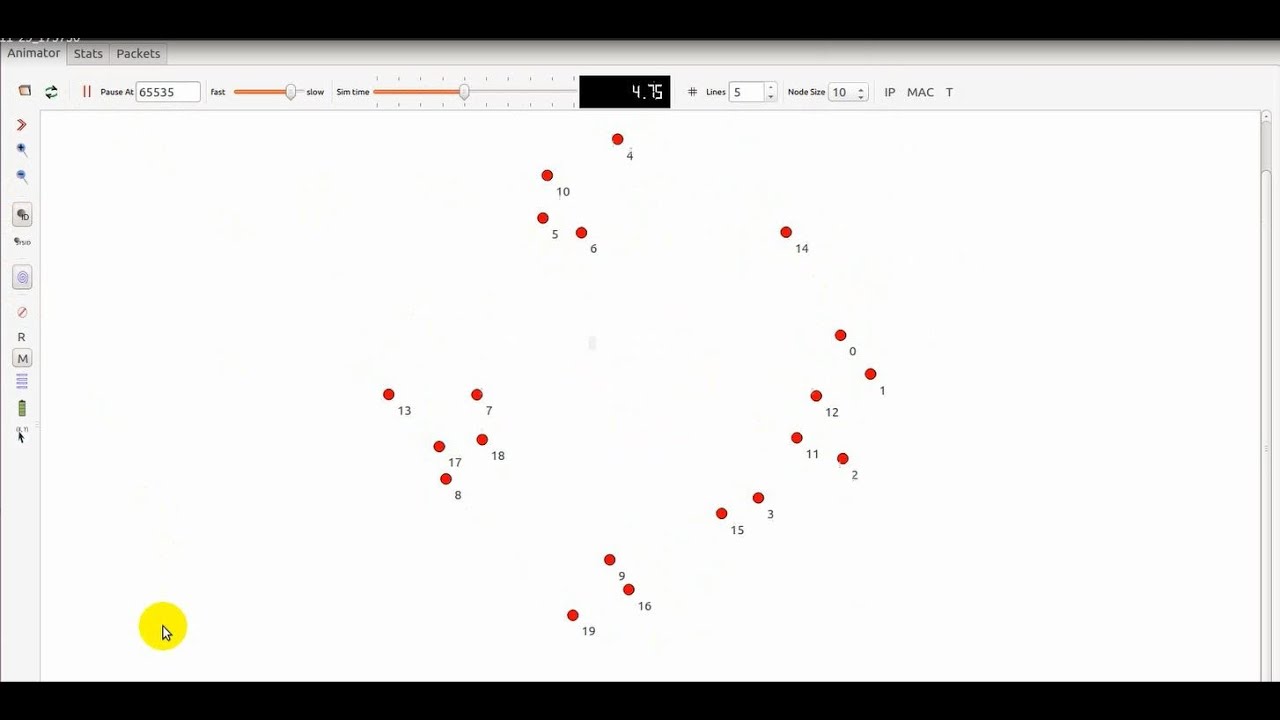 First Experiment- Simulation of FANET using NS-3 - YouTube