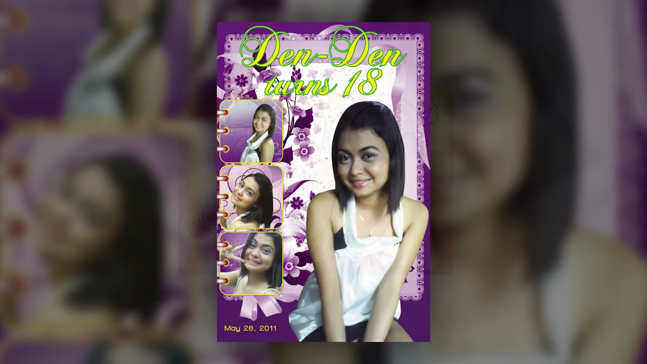 Debut Tarpaulin Banner Design - YouTube