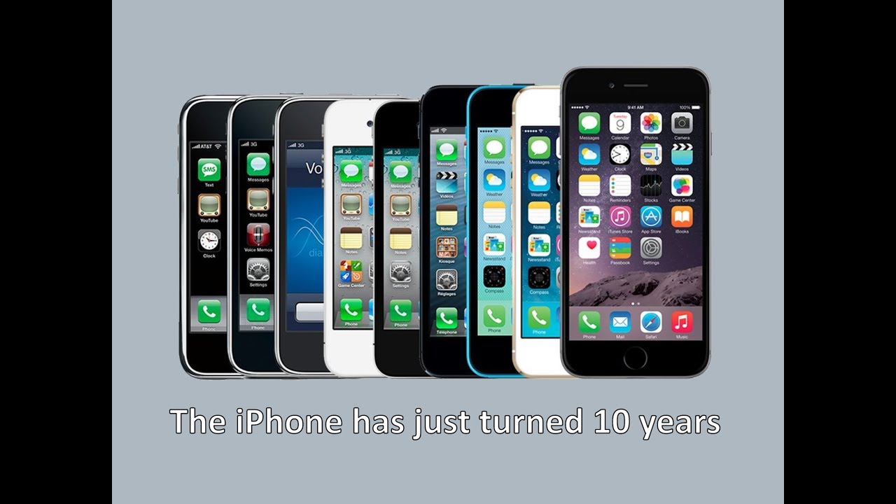 The iPhone turns 10 years : 10 ways Apple changed the World ! - YouTube