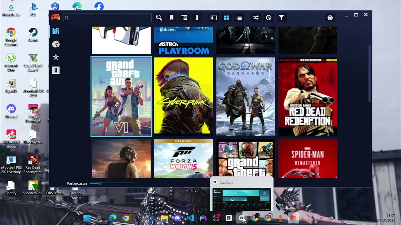 Cara Maksimalkan Tampilan Playnite | 20+ Icon Game di Satu Grid - YouTube