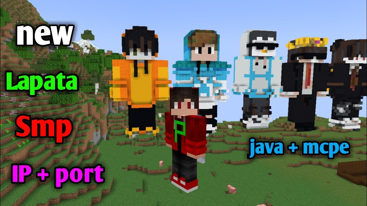 i leaked the lapata smp ip || how to join lapata smp 24/7 java + mcpe ...