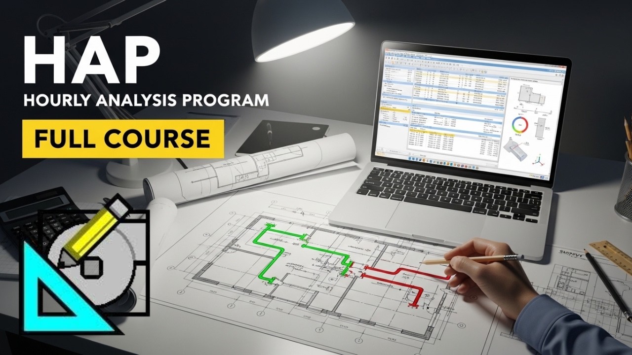 HAP 📐| Hourly Analysis Program | Full Course | HVAC Design Calculations ...