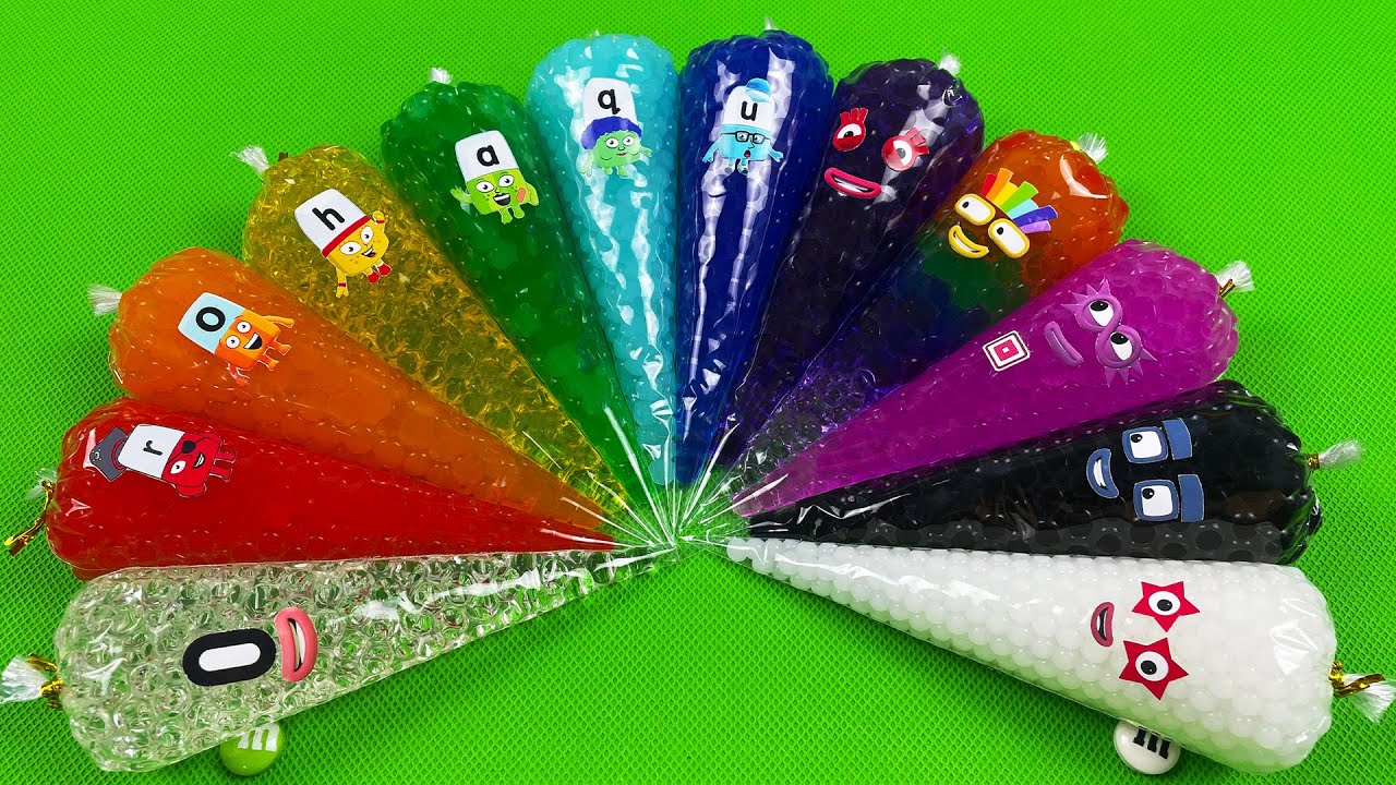 Numberblocks & Alphablocks – Looking Orbeez With PipingBags! Satisfying ...