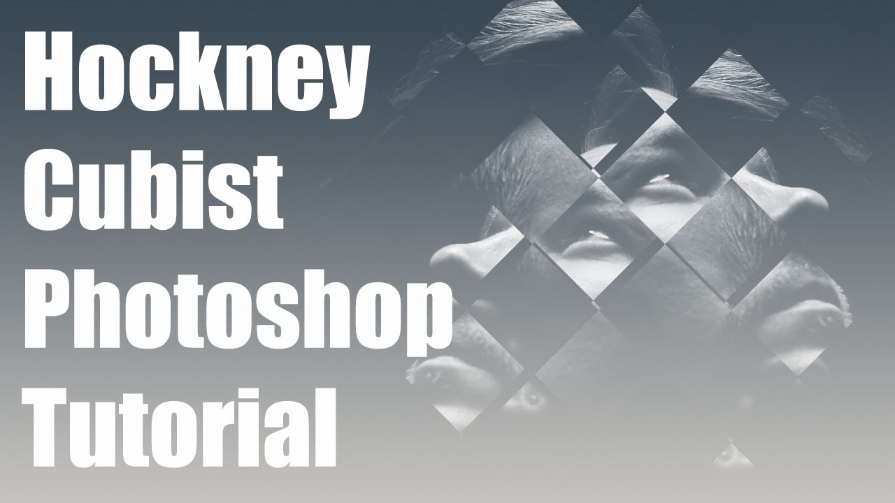 Hockney inspired Cubist Photoshop Tutorial - YouTube