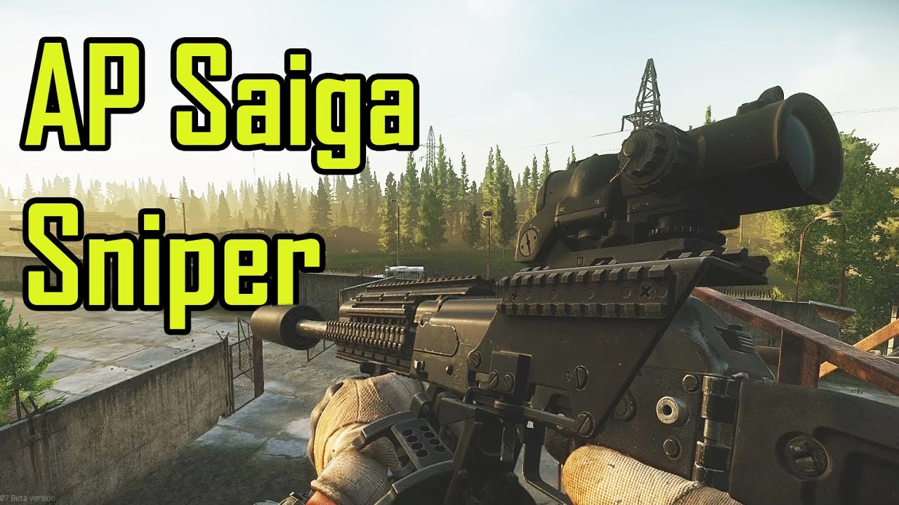 Crazy Builds: AP Saiga Sniper - Escape From Tarkov - YouTube