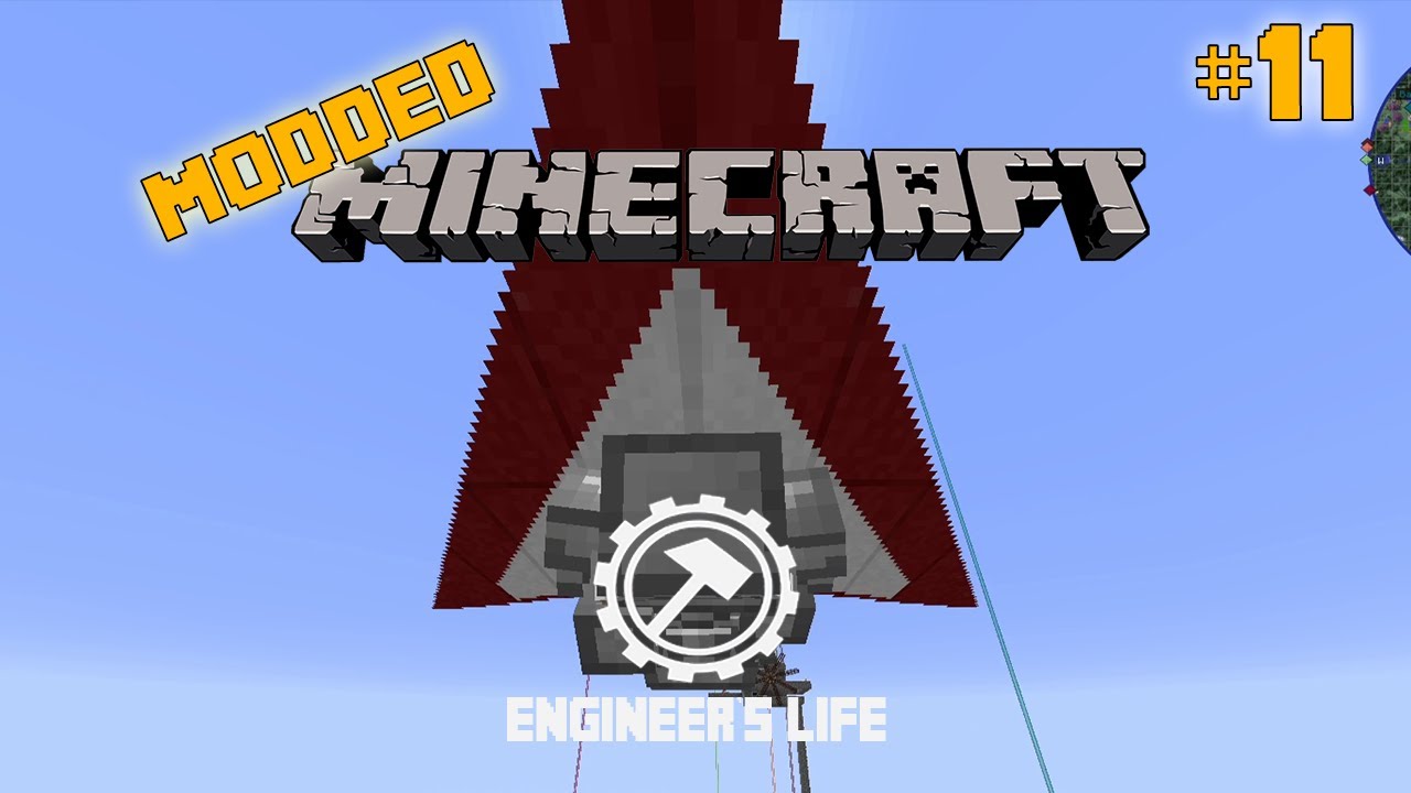 Modded Minecraft: Engineer's Life #11 - Time to Fly! - YouTube