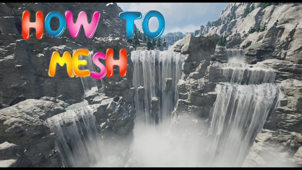 ARK - Mesh Method - Ragnarok Triple Waterfall (PATCHED) - YouTube