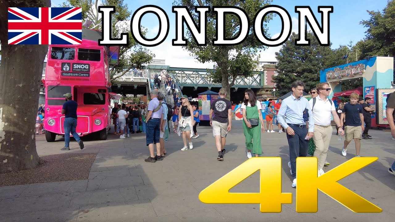 London Summer Walk | Big Ben, Palace of Westminster, London Eye ...