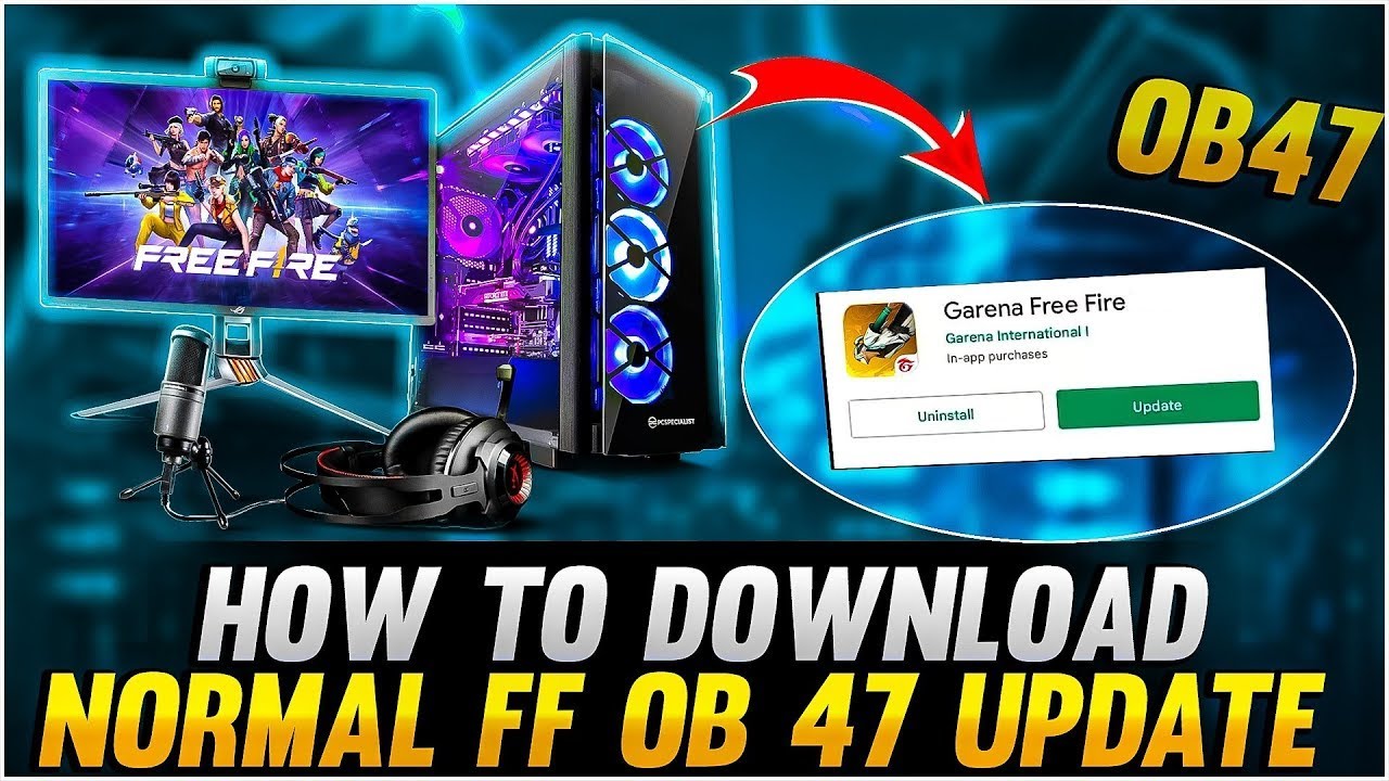HOW TO DOWNLOAD NORMAL FREE FIRE OB47 AMAZON APK II FREE FIRE OB47 ...