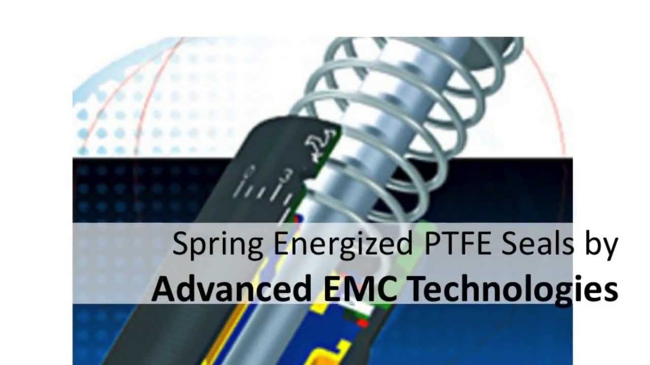 Spring Energized PTFE Teflon Seals by Advanced EMC - YouTube