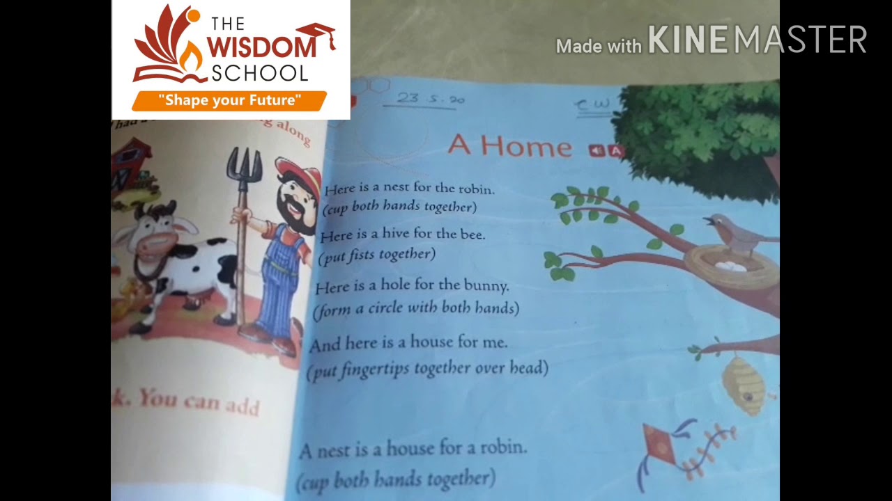 Grade 1/ English R/ Poem A Home / 23 May - YouTube