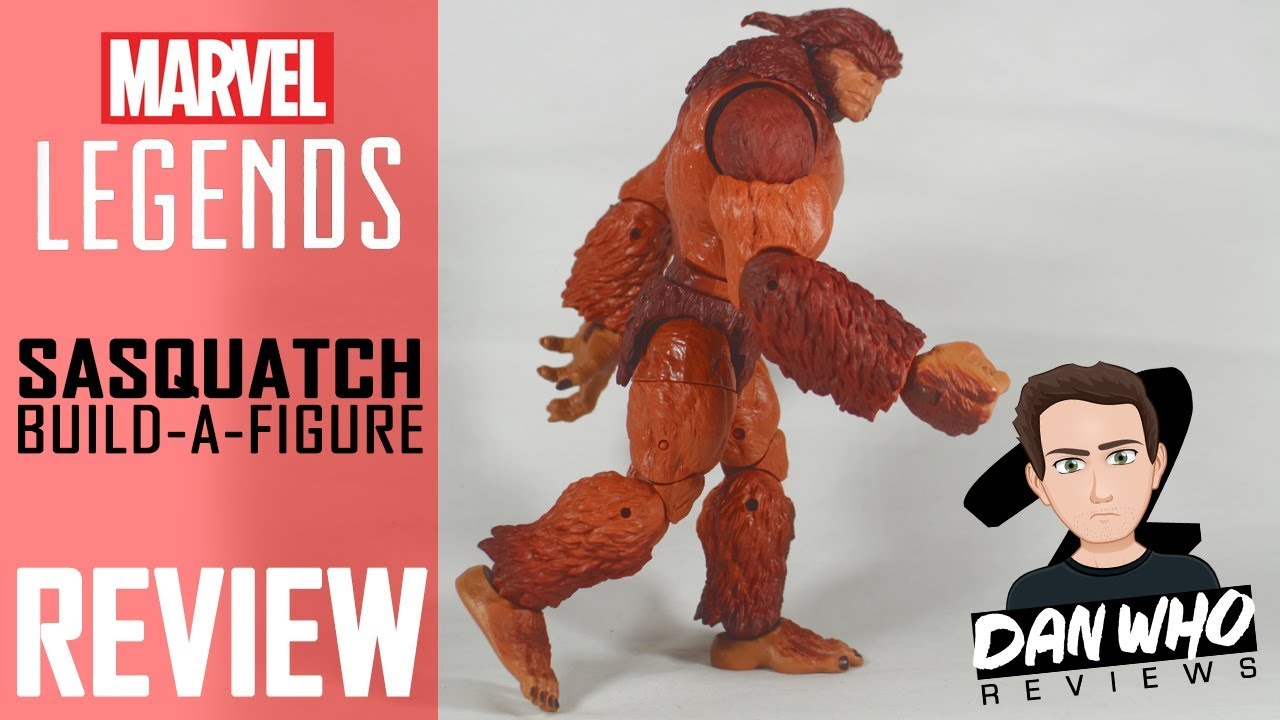 Marvel Legends Sasquatch Build-A-Figure Deadpool Wave - YouTube
