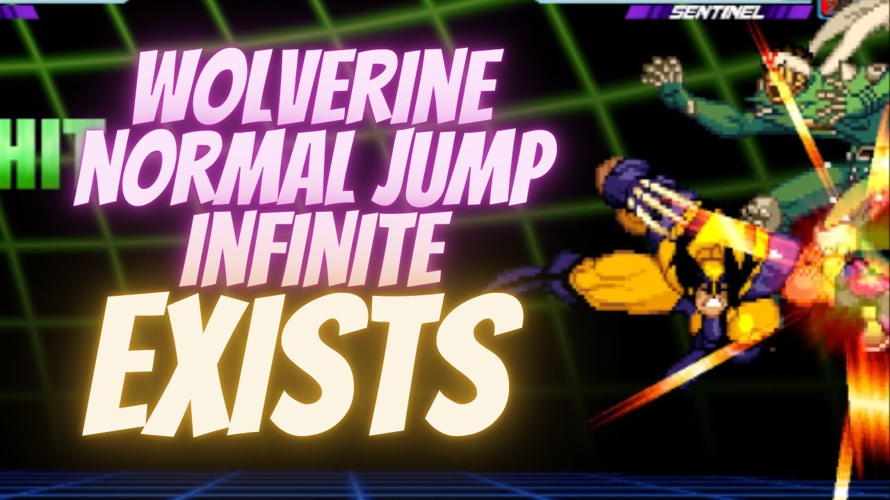 MvC2 - Bone Wolverine Normal Jump Infinite - YouTube