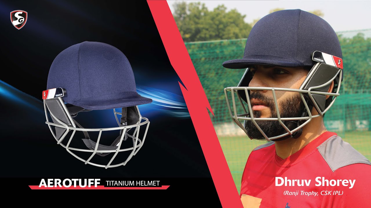 All New SG Aerotuff Titanium Helmet ft. Dhruv Shorey. - YouTube