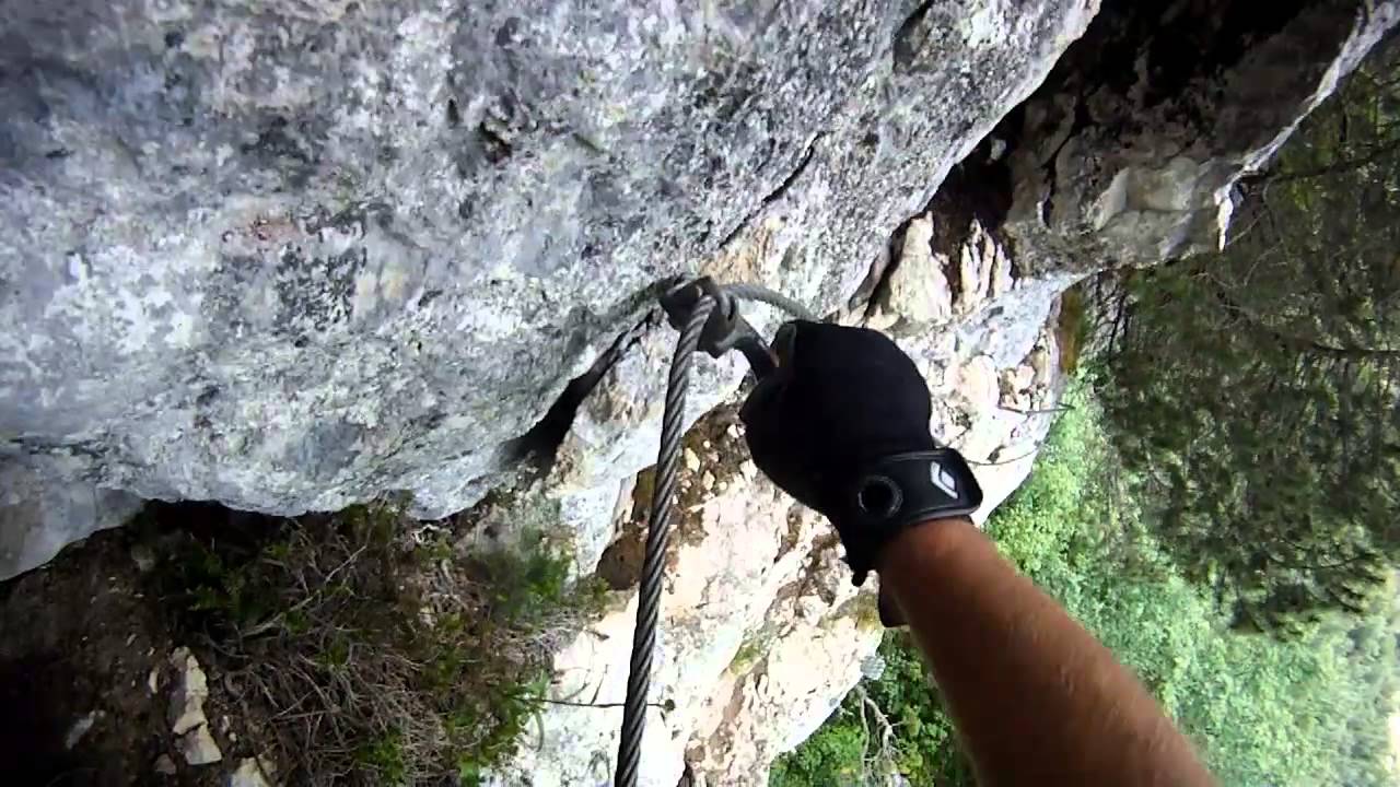 Via Ferrata de la Cascade Les Diablerets - YouTube