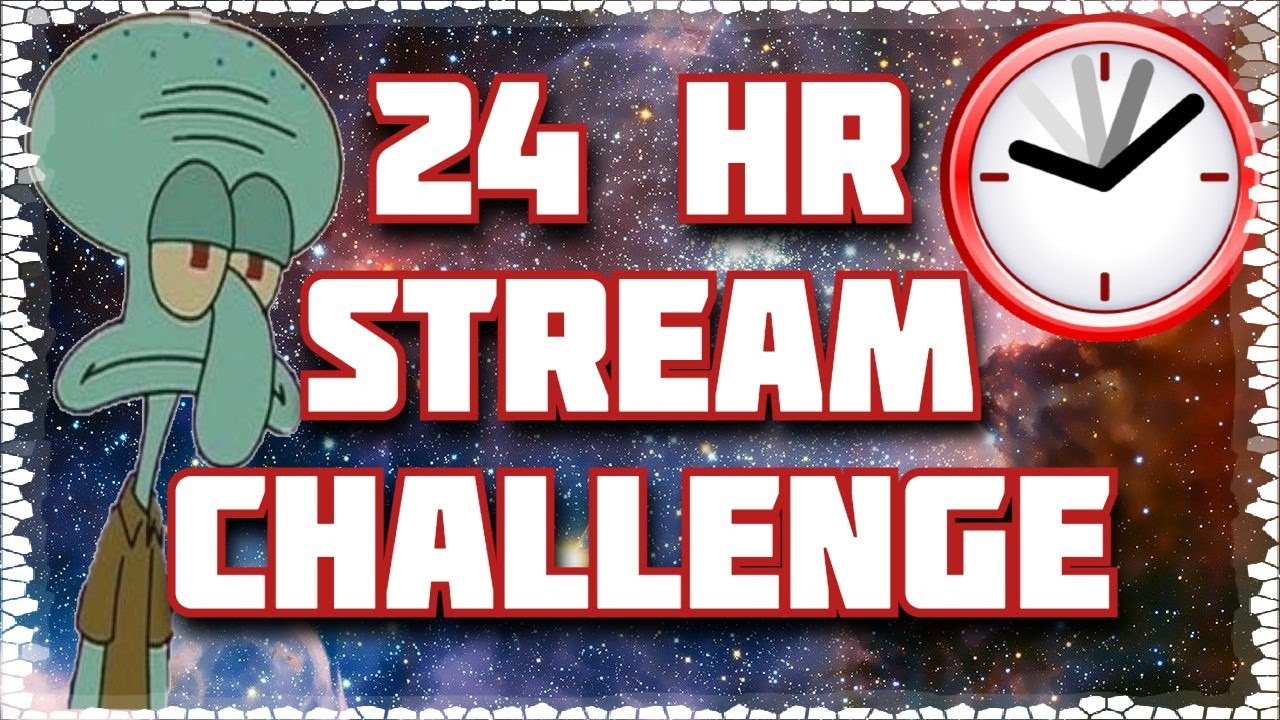 Can I SURVIVE the 24 HOUR STREAM CHALLENGE!?!? -- 300 SUB Special - YouTube