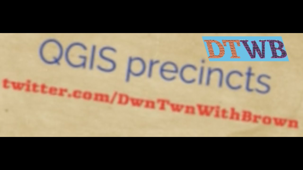 QGIS election precinct map tutorial! - YouTube