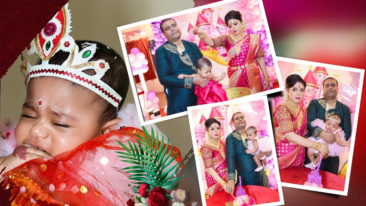 Srinika's Grand Annaprashan Puja & Nandimukh Ceremony | Srinika's Rice ...