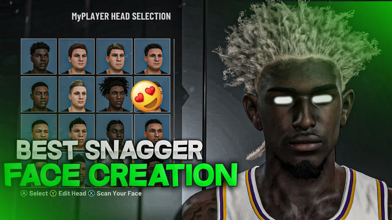 *NEW* 🦋 NBA 2K22 BEST SNAGGER/BIGMAN FACE CREATION TUTORIAL!! - YouTube